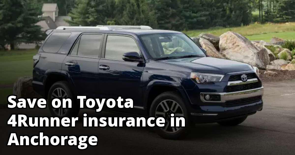 Toyota 4Runner Insurance Rate Quotes in Anchorage, AK